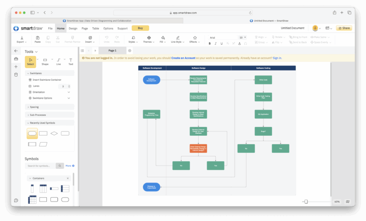 SmartDraw Review 2025: Enterprise Grade Affordable Alternative To Visio