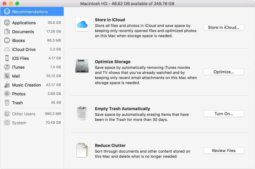 How To Check Storage On a Mac