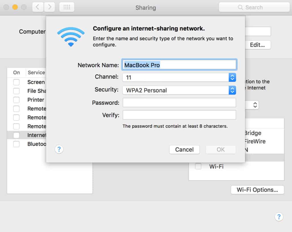 How To Share A VPN Connection On Mac