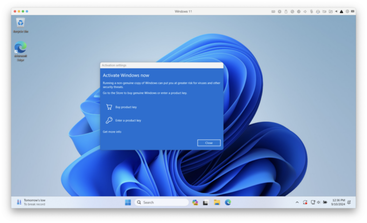 How To Activate Windows 11 ARM in a Virtual Machine