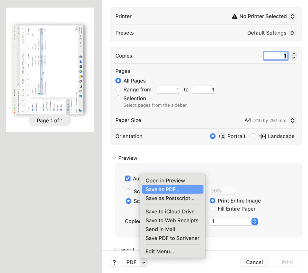 How To Print To PDF on a Mac (inc. Word, Excel, Acrobat, Safari & Preview)